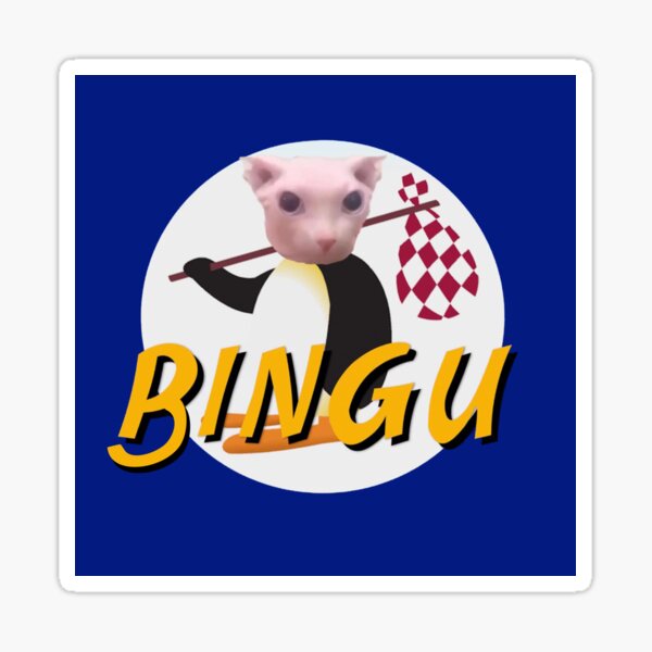 "Bingus cat bingu" Sticker by Ashi17 | Redbubble