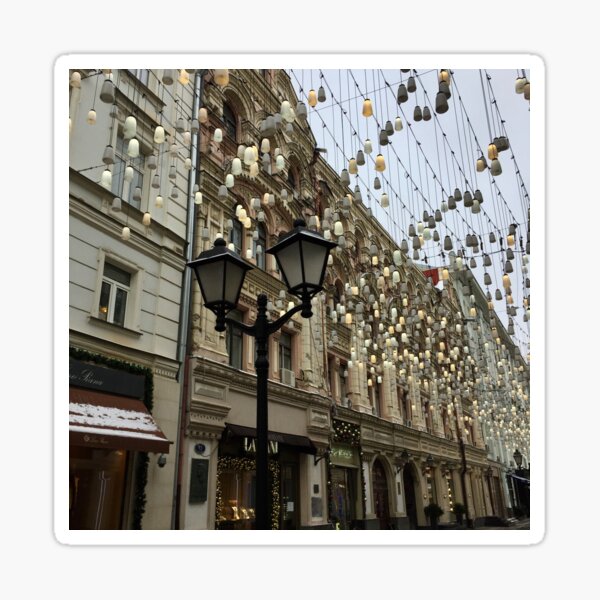 "Decorative street lights" Sticker for Sale by Makha | Redbubble