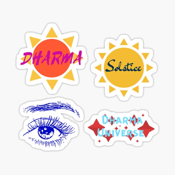 "Making The Journey Together, dharma stickers, buddha sticker pack ...
