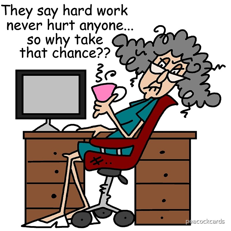 "Funny Stella Hard Work Humor" by peacockcards | Redbubble