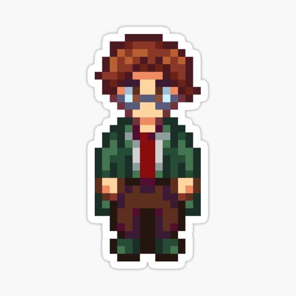 Pegatina «Stardew Valley - Harvey Full Body Version 2» de Augustine87 ...