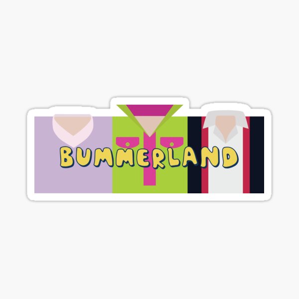 "AJR "Bummerland" Display Strip 2" Sticker for Sale by NoahStDesigns ...