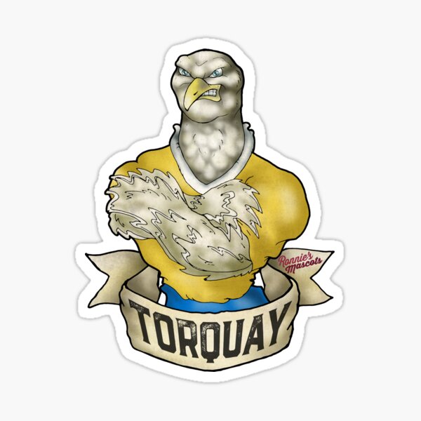 "Torquay United Seagull Mascot" Sticker for Sale by RonniesMascots ...