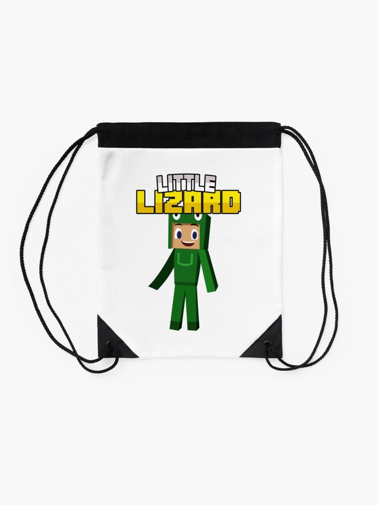 "Little Lizard Gaming - Minecraft Youtuber" Drawstring Bag for Sale by ...