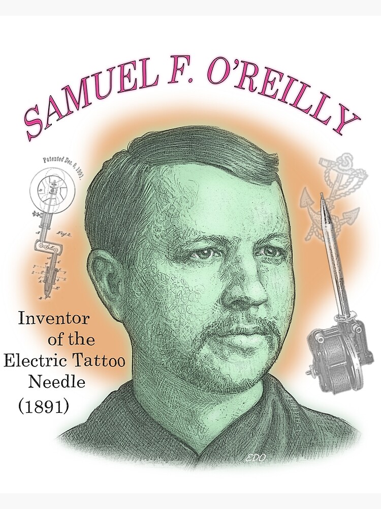 Lámina fotográfica «Samuel O'Reilly, inventor de la aguja eléctrica ...