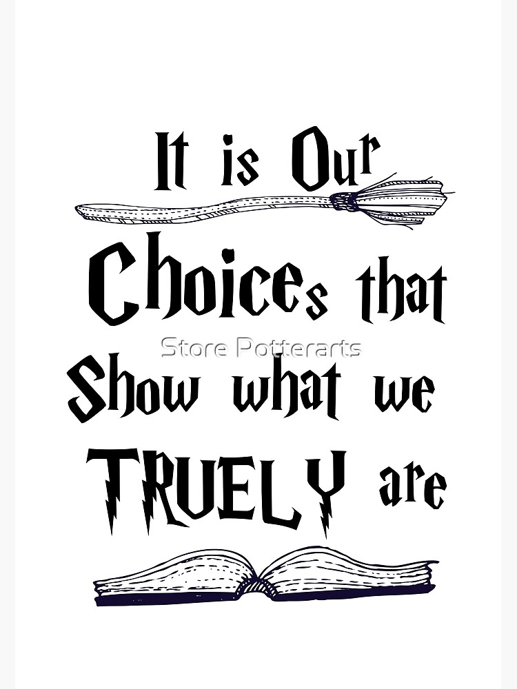 "HP quotes" Poster for Sale by Potterarts10 | Redbubble