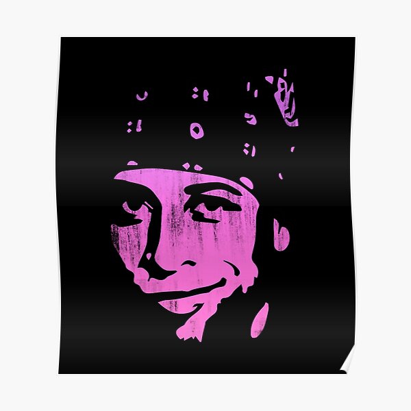 "Dancer Face - Pink color" Poster for Sale by NissaArt | Redbubble