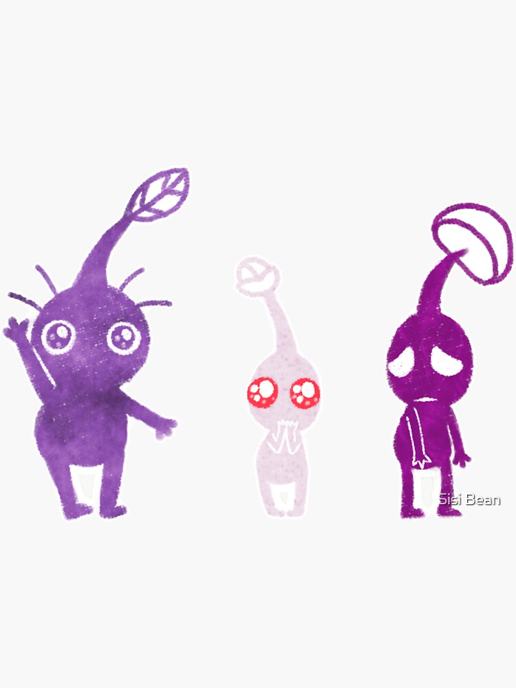 "Textured Pikmin Stickers Set 2" Sticker for Sale by Sissi6 | Redbubble