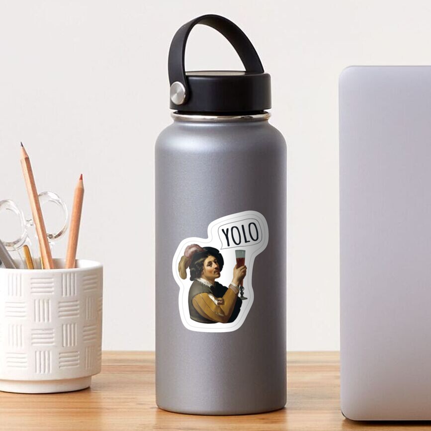 "YOLO old aesthetic" Sticker for Sale by stefanplus | Redbubble