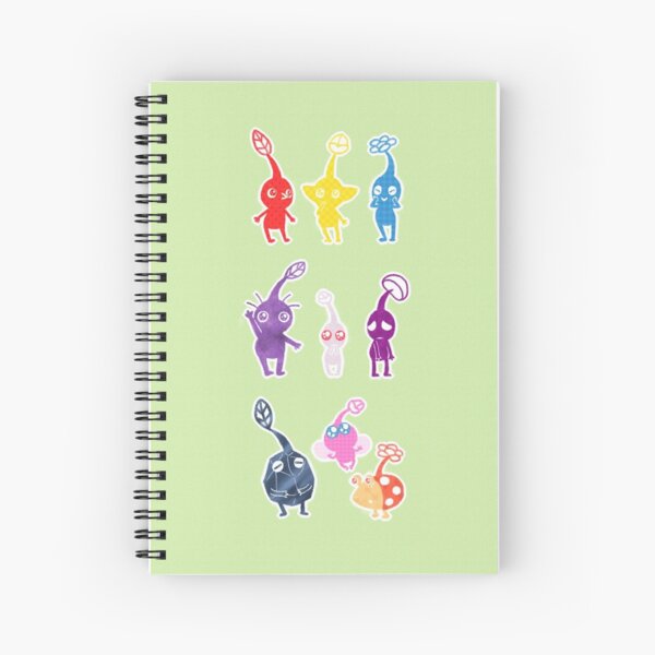 "Textured Pikmin" Spiral Notebook for Sale by Sissi6 | Redbubble
