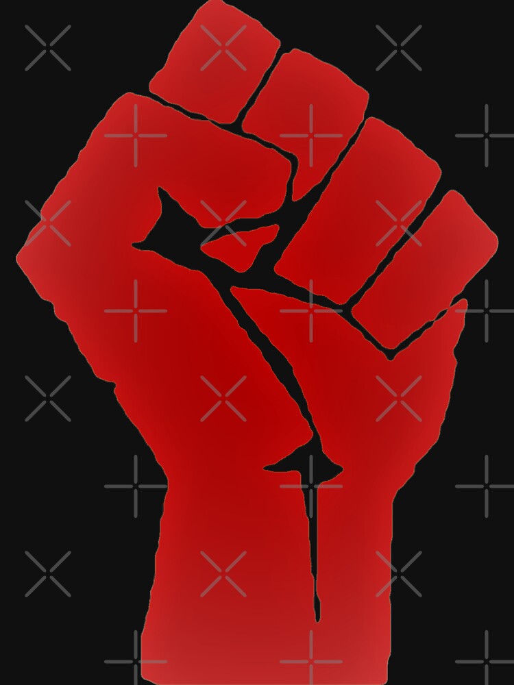 "Red Fist" T-shirt for Sale by mar73 | Redbubble | solidarity t-shirts ...