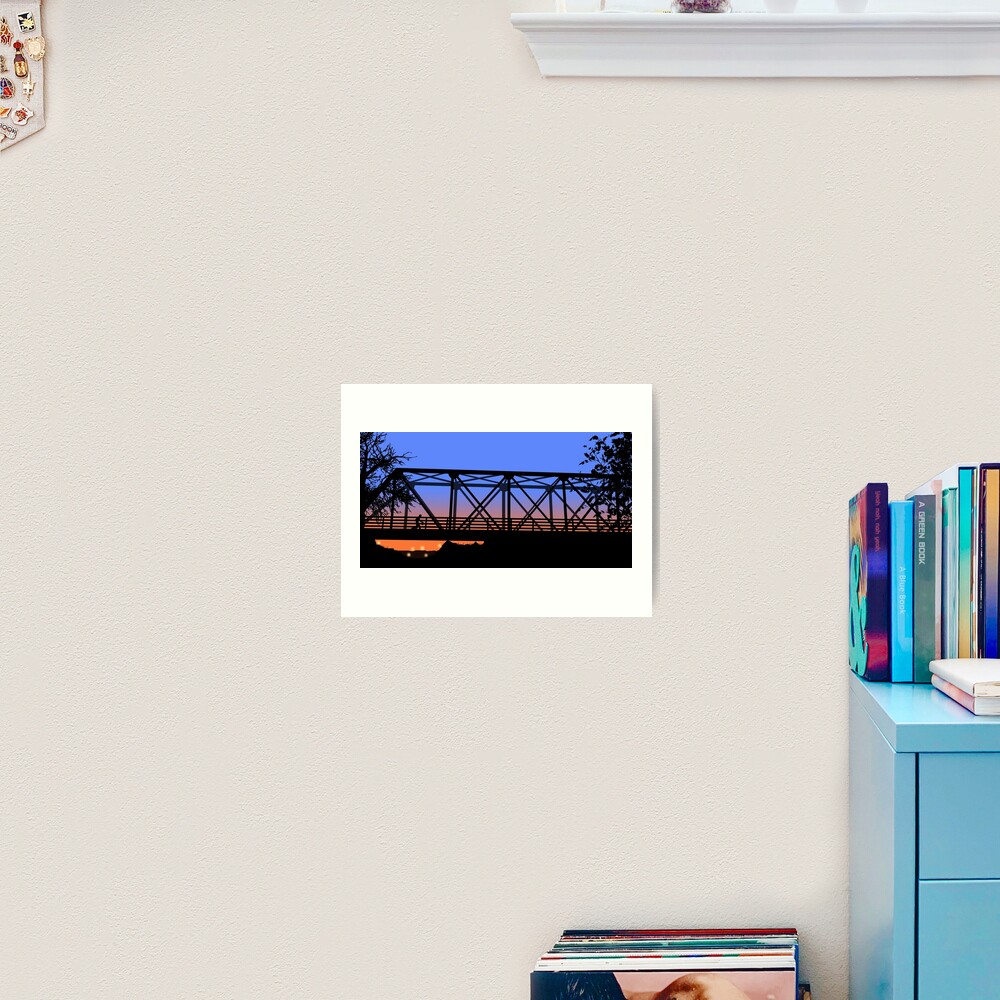 "One Tree Hill Bridge" Art Print for Sale by seeleybooth | Redbubble