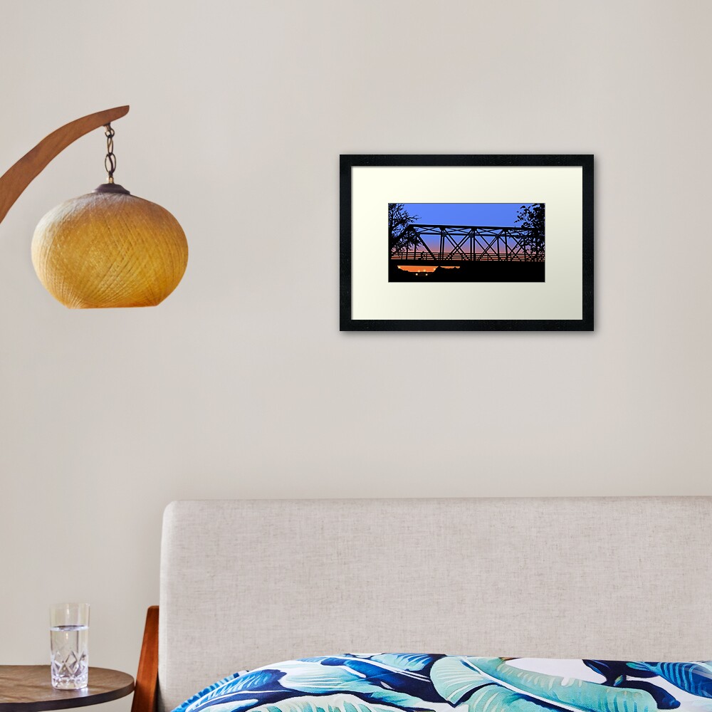 "One Tree Hill Bridge" Framed Art Print for Sale by seeleybooth | Redbubble
