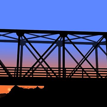 "One Tree Hill Bridge" Sticker for Sale by seeleybooth | Redbubble