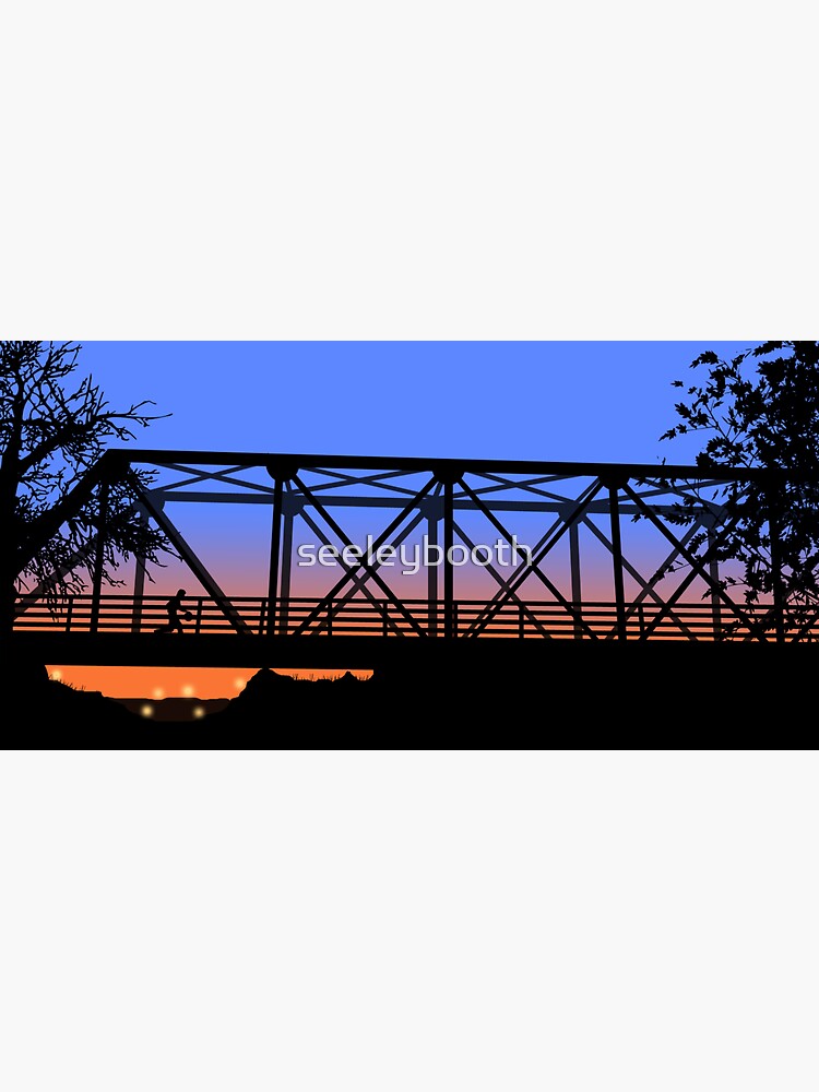 "One Tree Hill Bridge" Sticker for Sale by seeleybooth | Redbubble