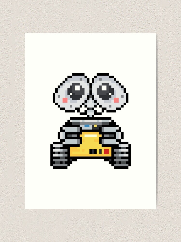 "WALL-E Pixel Art" Art Print by dayelar | Redbubble