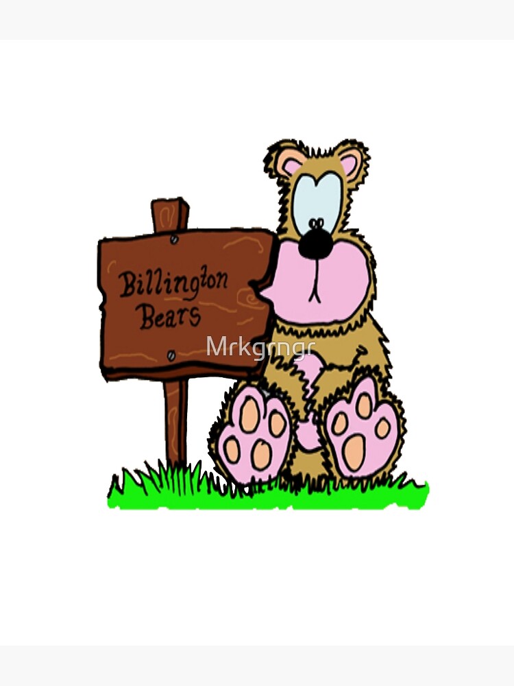 "Billington Bears Logo" Poster for Sale by Mrkgrngr | Redbubble