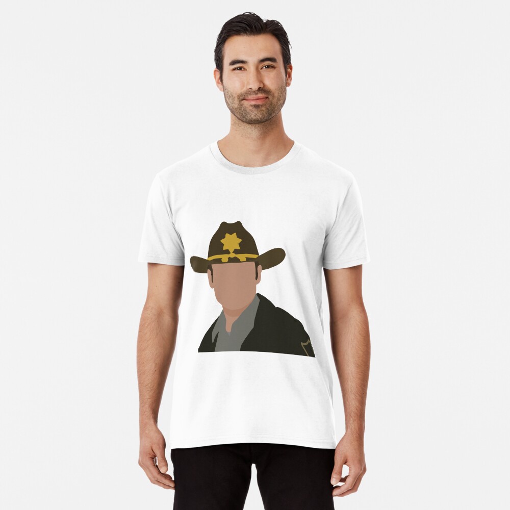 "Rick Grimes" Sticker for Sale by Merel van de Graaf | Redbubble