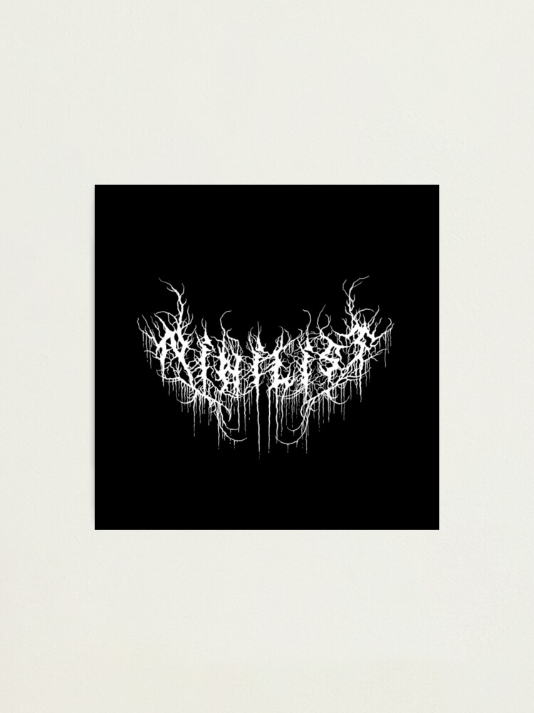 " Nihilist Logo Design for Philosophers And Metal Fans" Photographic ...