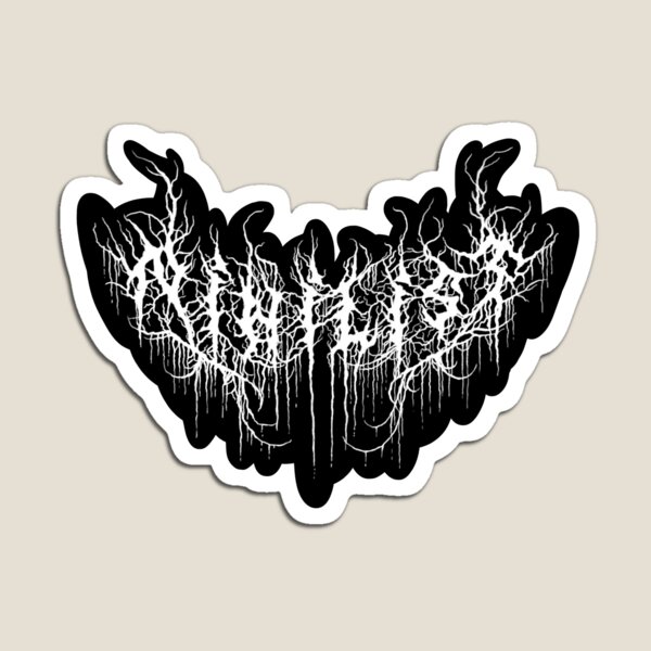 " Nihilist Logo Design for Philosophers And Metal Fans" Magnet by Tommy ...