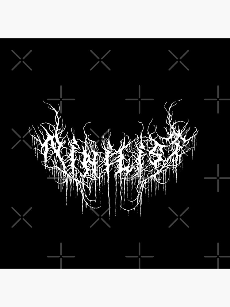 " Nihilist Logo Design for Philosophers And Metal Fans" Coasters (Set ...