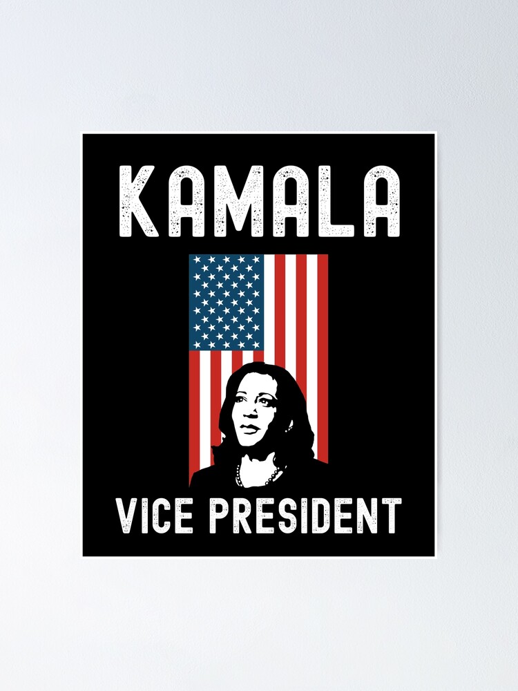 "Kamala Harris 1st Female Vice President" Poster for Sale by RAApparel ...