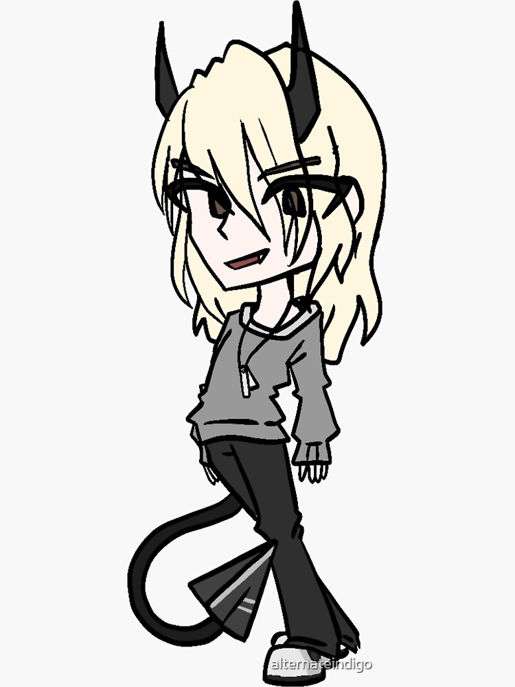 "kevvy" Sticker by alternateindigo | Redbubble