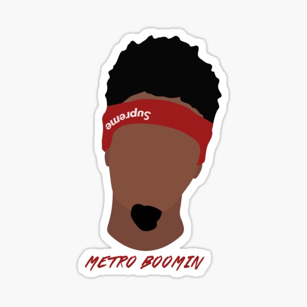 "Metro Boomin" Sticker for Sale by aidanlathrope | Redbubble