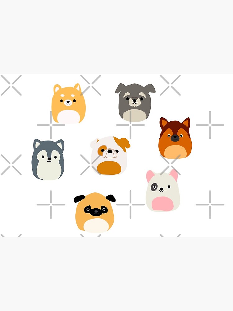 "Squishmallow dog sticker pack" Art Print for Sale by Oddreyjackson ...