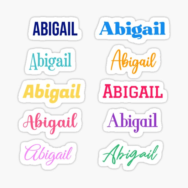 "Abigail - Baby Names Girls Unique - Personalized Gift For Her ...