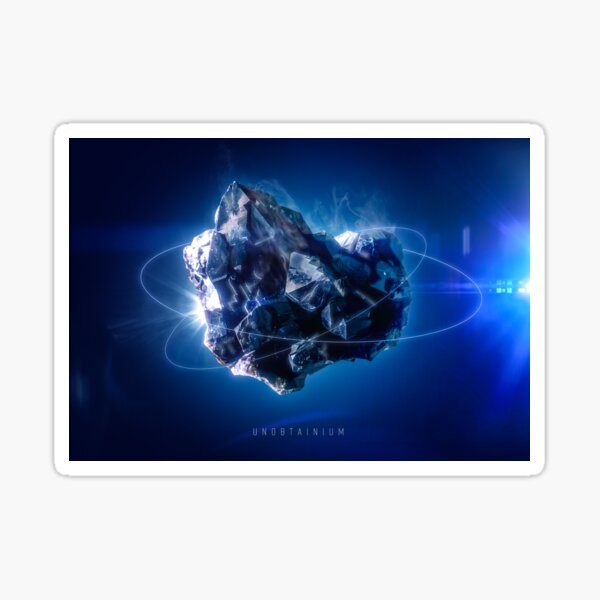 "Unobtainium" Sticker for Sale by J B | Redbubble