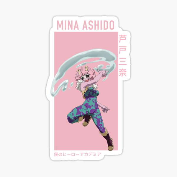"Mina Ashido" Sticker for Sale by Gwenjimann | Redbubble