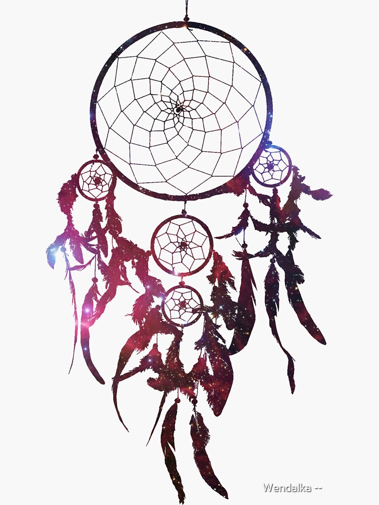 "Galaxy Dream Catcher" Sticker by Jean-Leon | Redbubble