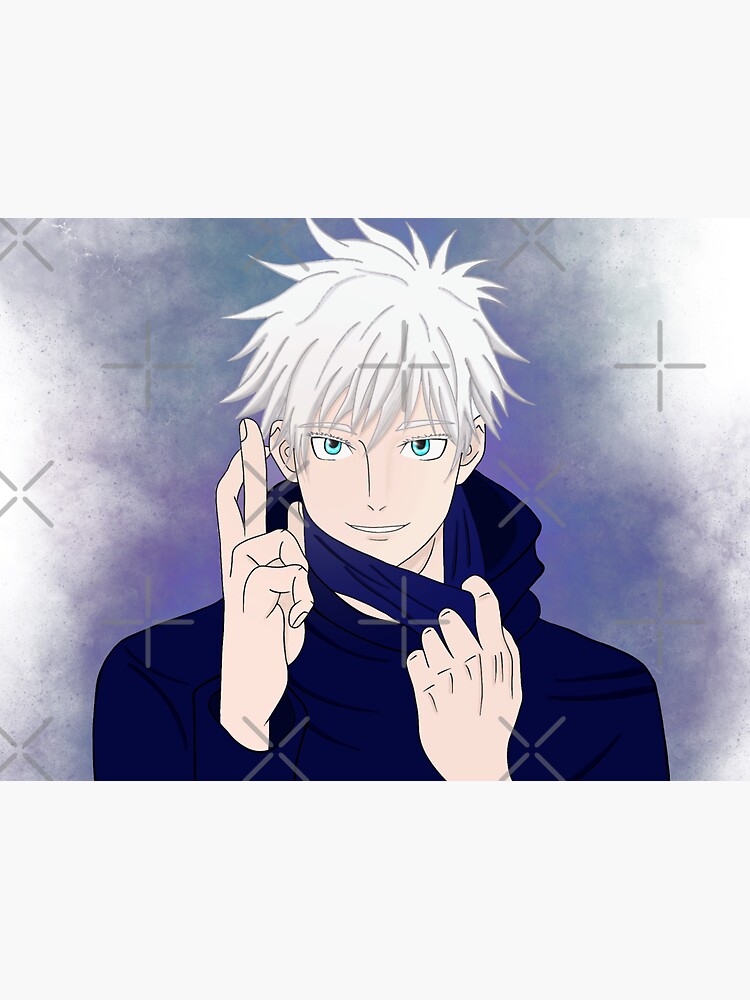 Pegatina «Gojo Satoru, vacío infinito» de dhesa | Redbubble