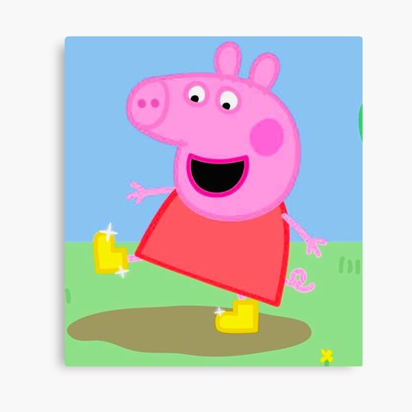 Peppa Pig Canvas Prints | Redbubble