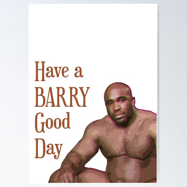 " Barry Wood meme " Poster for Sale by andrew2024 | Redbubble