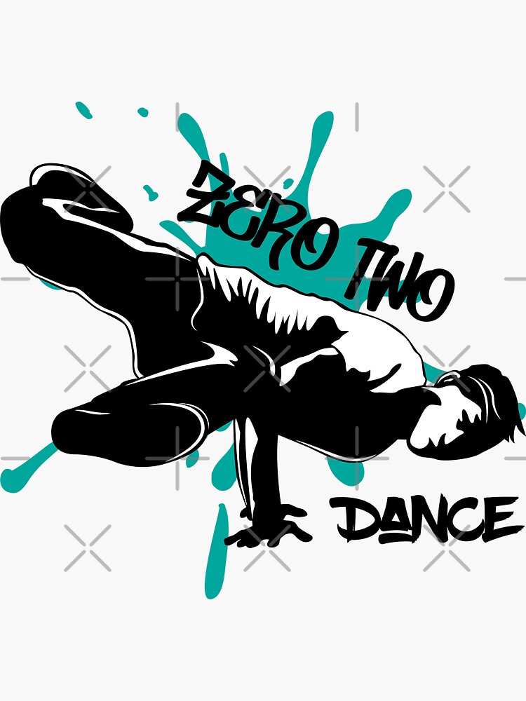 "Zero Two Dance - 02 dance - dance lovers gift 2021" Sticker for Sale ...