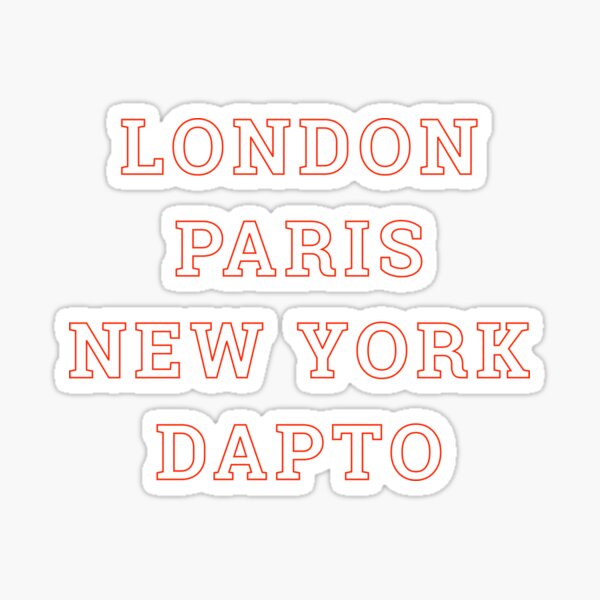 "The Great Cities - Dapto" Sticker by aughtie | Redbubble