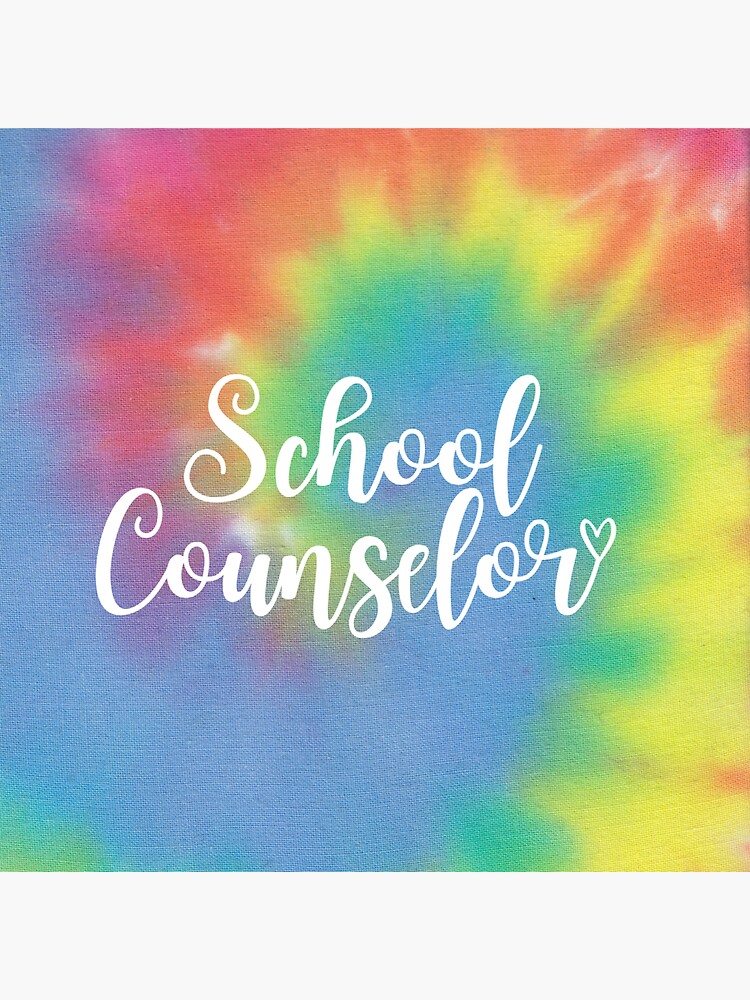 "School Counseling Pastel Tie Dye Rainbow 2021 Gift Guidance Counselor ...
