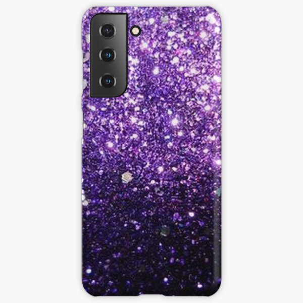 "Purple Glitter Phone Case" Samsung Galaxy Phone Case for Sale by ...