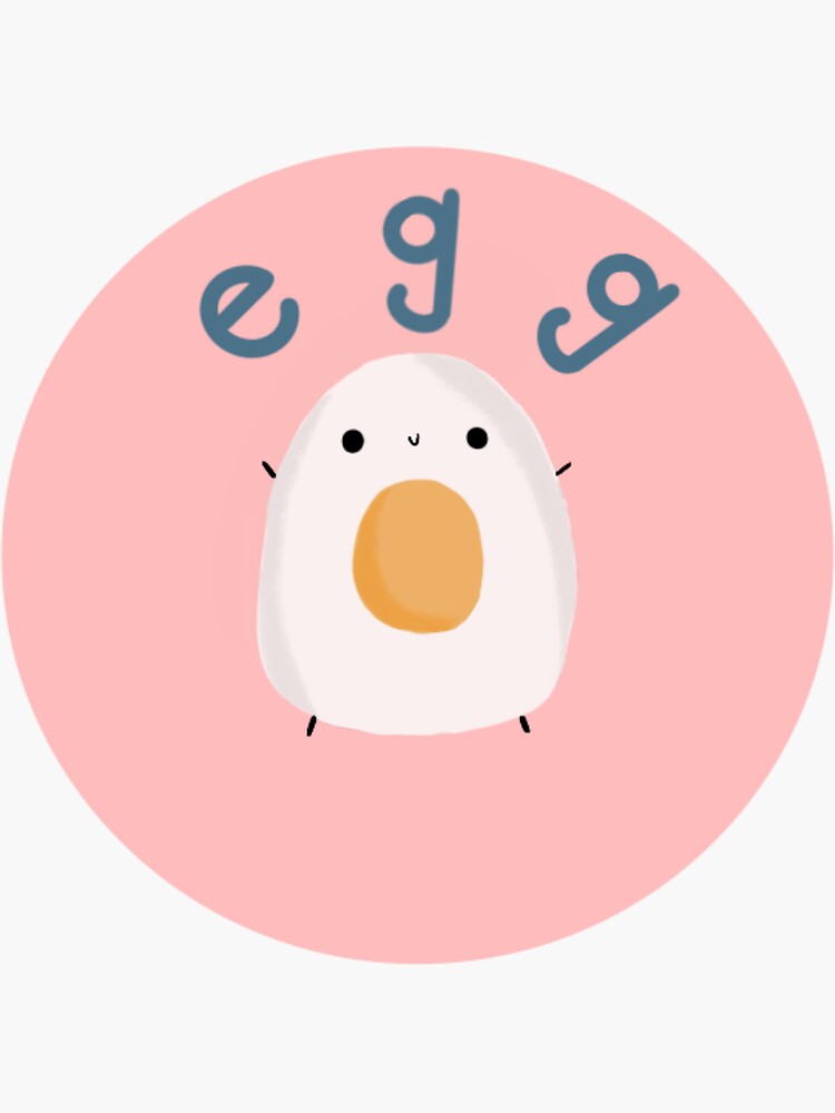 "Cute Egg " Sticker for Sale by khanara000 | Redbubble