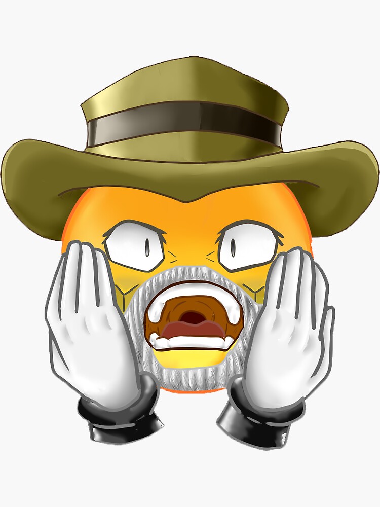 Pegatina «emoji jojo hecho por fans asustado "oh dios mio"» de ...