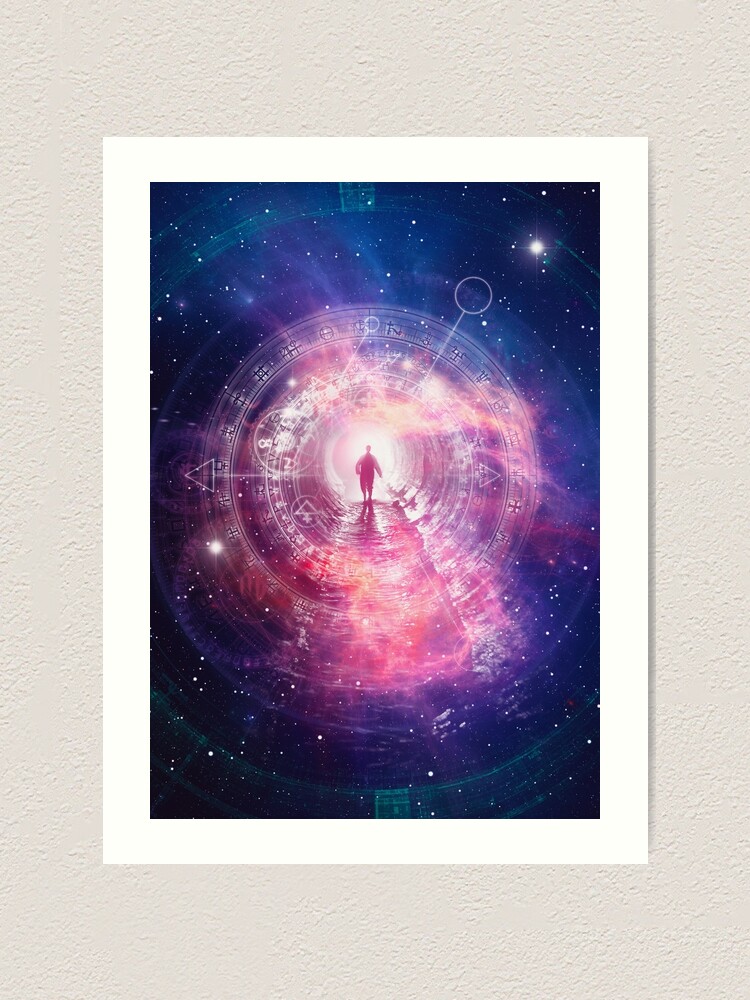 "Beyond Time And Space" Art Print for Sale by Naked-Monkey | Redbubble
