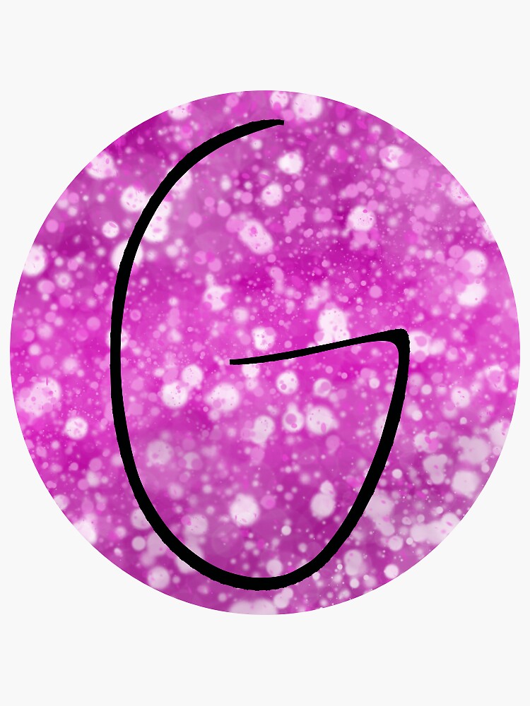 "Letter G" Sticker for Sale by Shall17 | Redbubble
