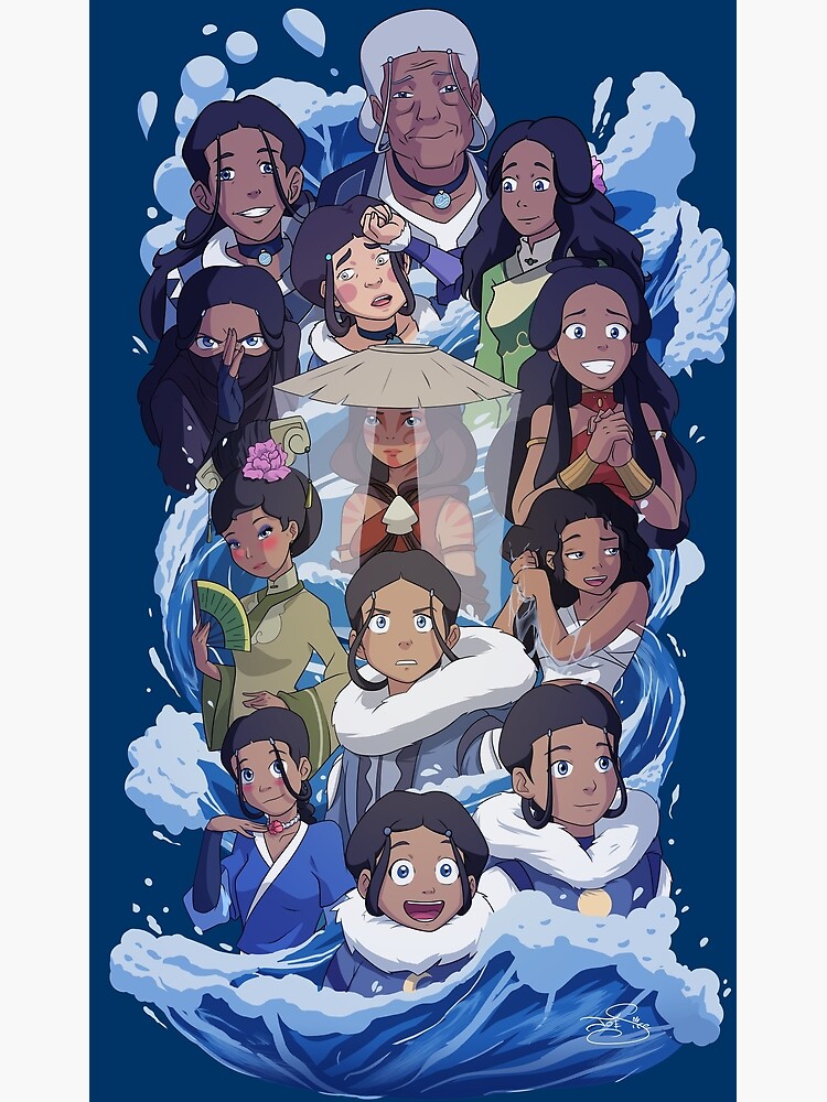 "Tribute to Katara." Poster for Sale by Josiah Williams | Redbubble