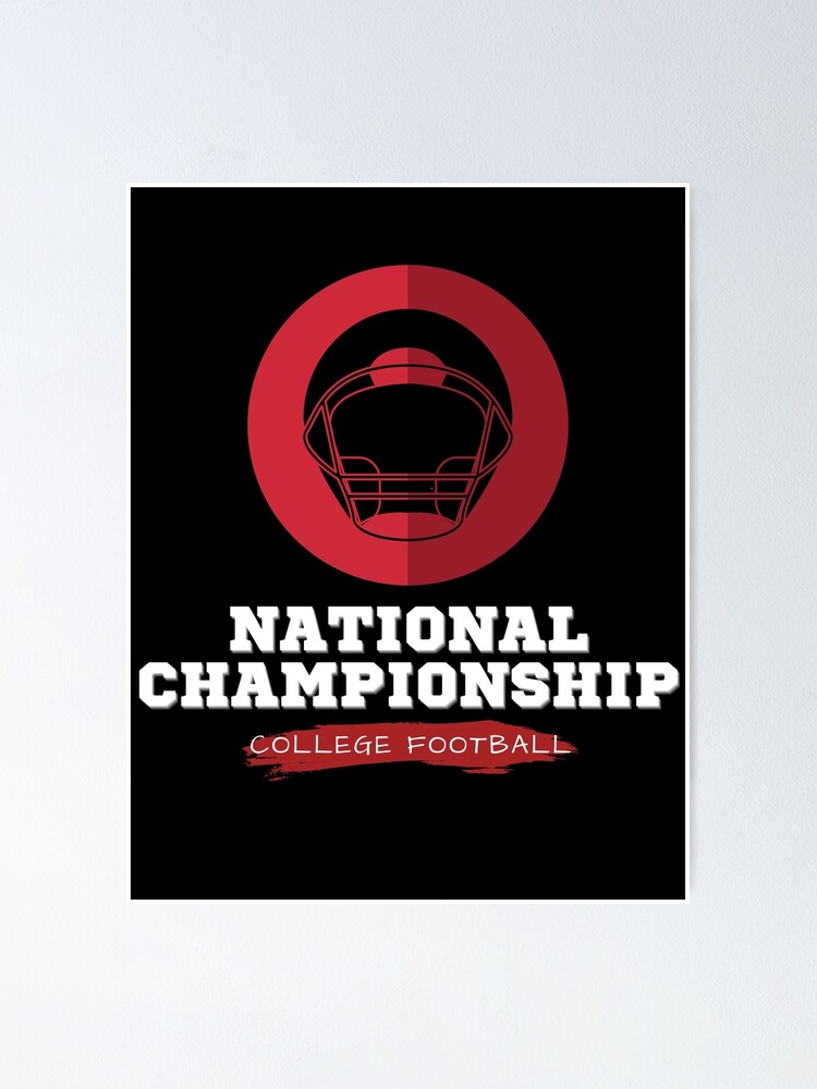 "National Champions Football shirt " Poster for Sale by QueDeLuxe ...
