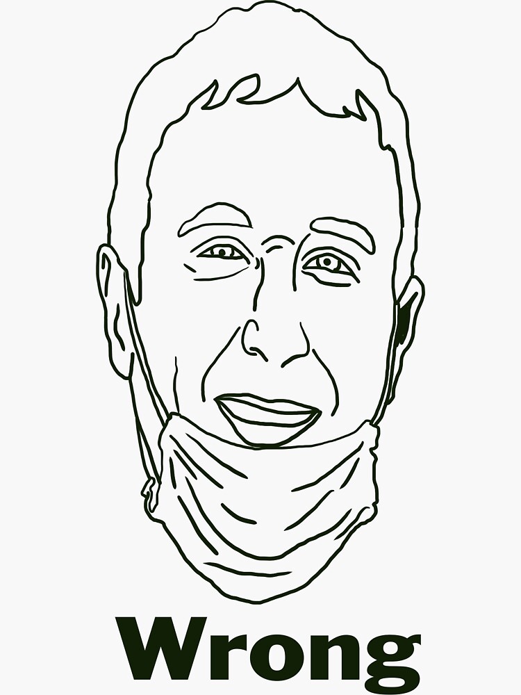 "Wrong sticker" Sticker for Sale by rattletrap20 | Redbubble