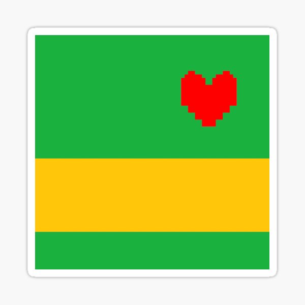 "Chara (undertale)" Sticker for Sale by LuckyDan | Redbubble