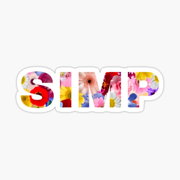 "Are you a SIMP?" Sticker for Sale by NutronicDesign | Redbubble