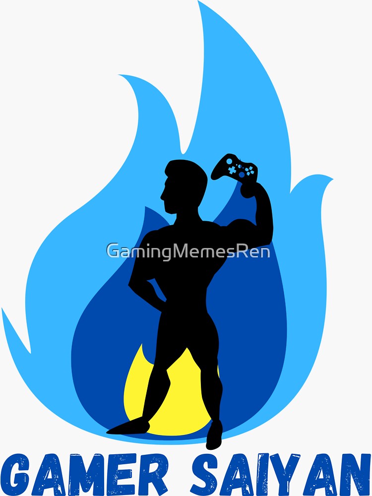 "Strong Gamer Power" Sticker by GamingMemesRen | Redbubble